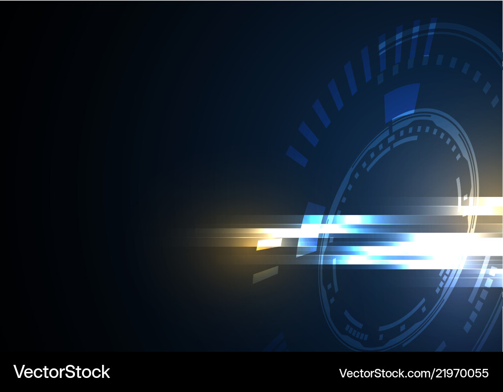 Blue Technology Background Royalty Free Vector Image