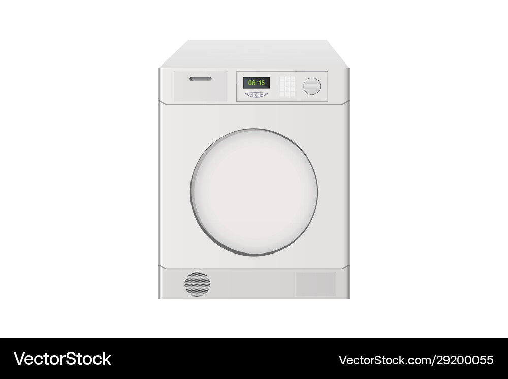 Drying machine Royalty Free Vector Image - VectorStock