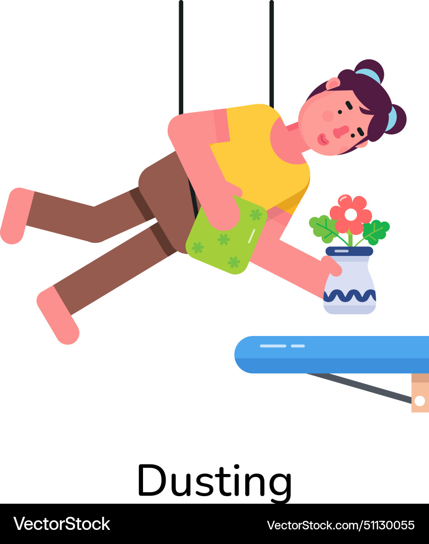 Dusting Royalty Free Vector Image - VectorStock