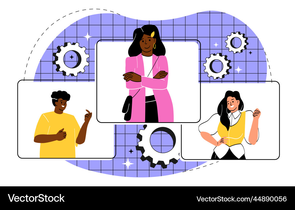 Concept of leadership Royalty Free Vector Image