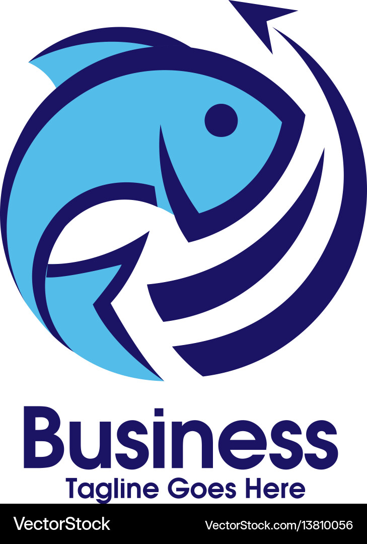 Fresh fish export Royalty Free Vector Image - VectorStock