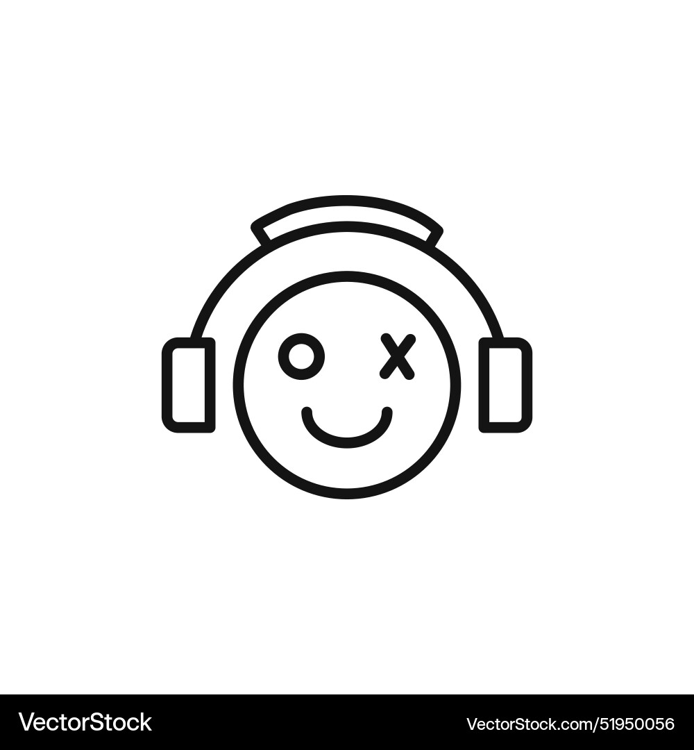 Gamer logo sign outline Royalty Free Vector Image