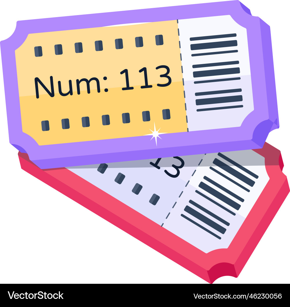Tickets Royalty Free Vector Image - VectorStock