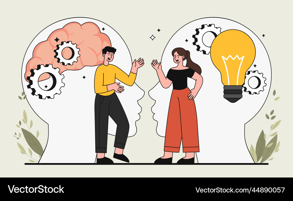 Concept of linguistics Royalty Free Vector Image