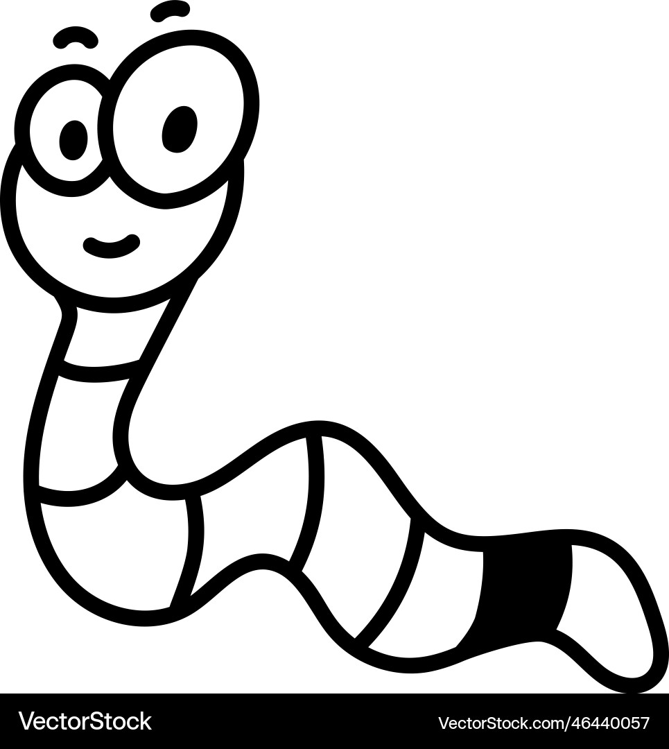 Earthworm Royalty Free Vector Image - VectorStock