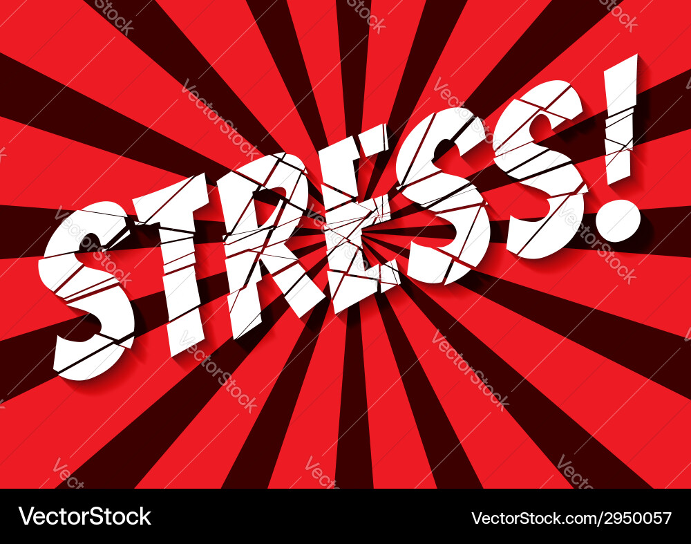 Stress Royalty Free Vector Image - VectorStock
