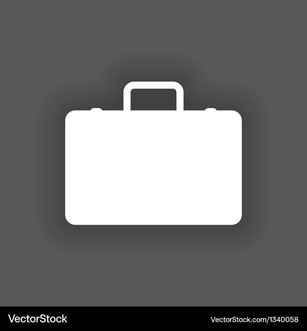 Business Briefcase Icon Royalty Free Vector Image