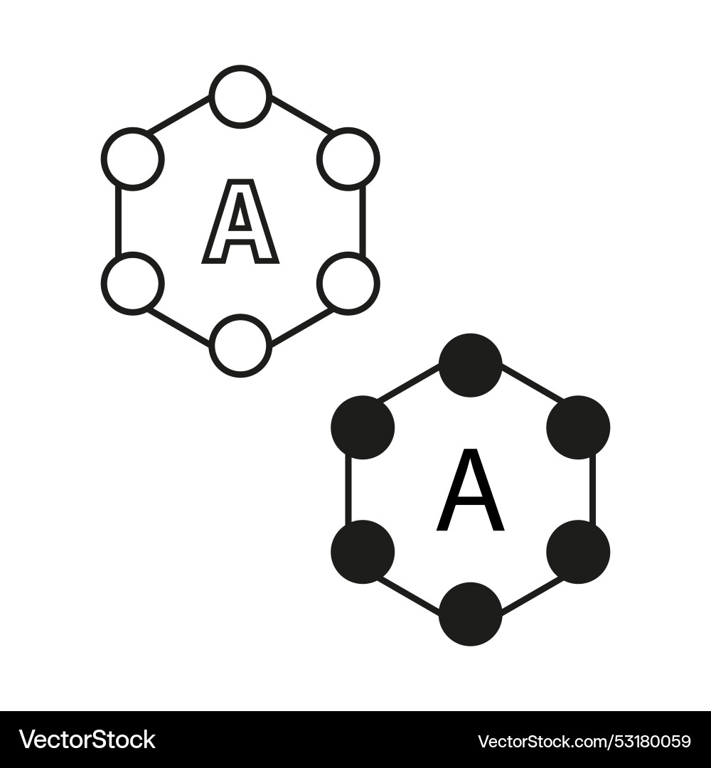Antioxidant icon eps 10 Royalty Free Vector Image