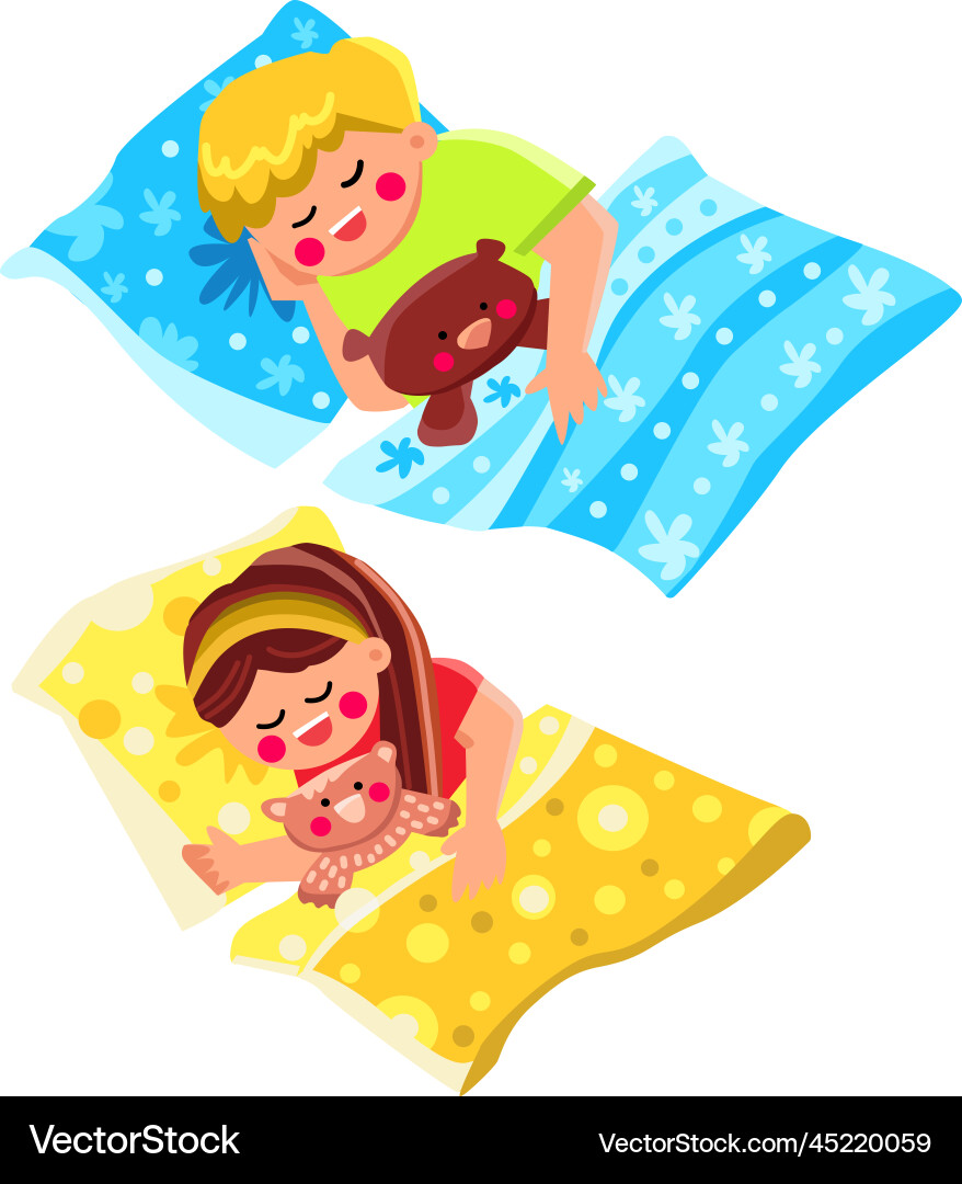 Kid sleep Royalty Free Vector Image - VectorStock