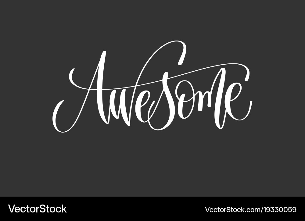 Motivational Hand Lettering Quote Royalty Free Vector Image