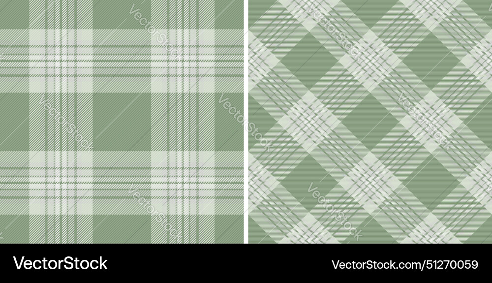 Plaid fabric of check tartan pattern Royalty Free Vector