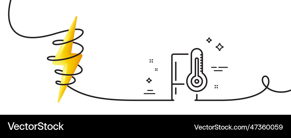 Single chamber refrigerator line icon fridge sign Vector Image