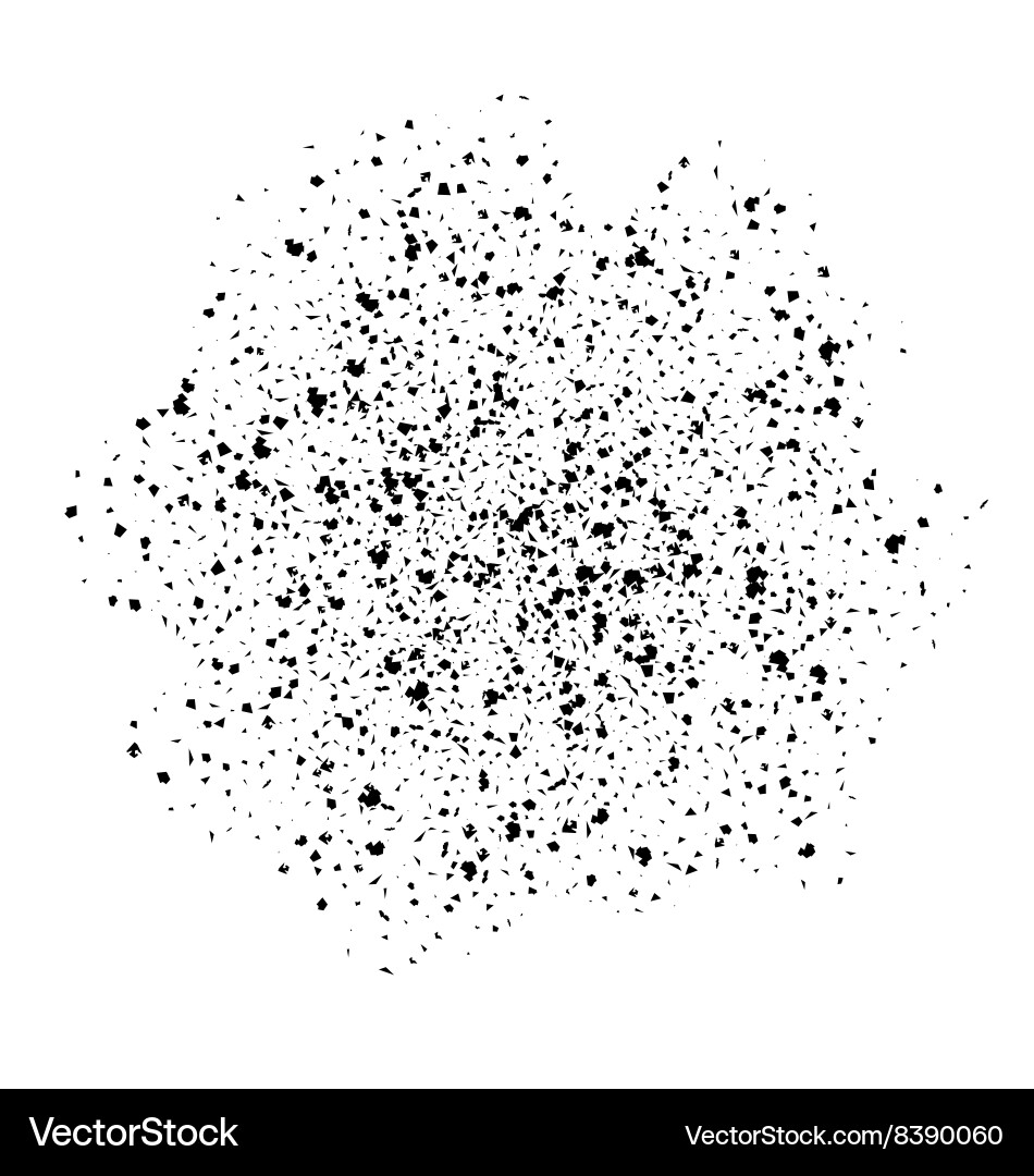 Abstract energy background with black dust Vector Image