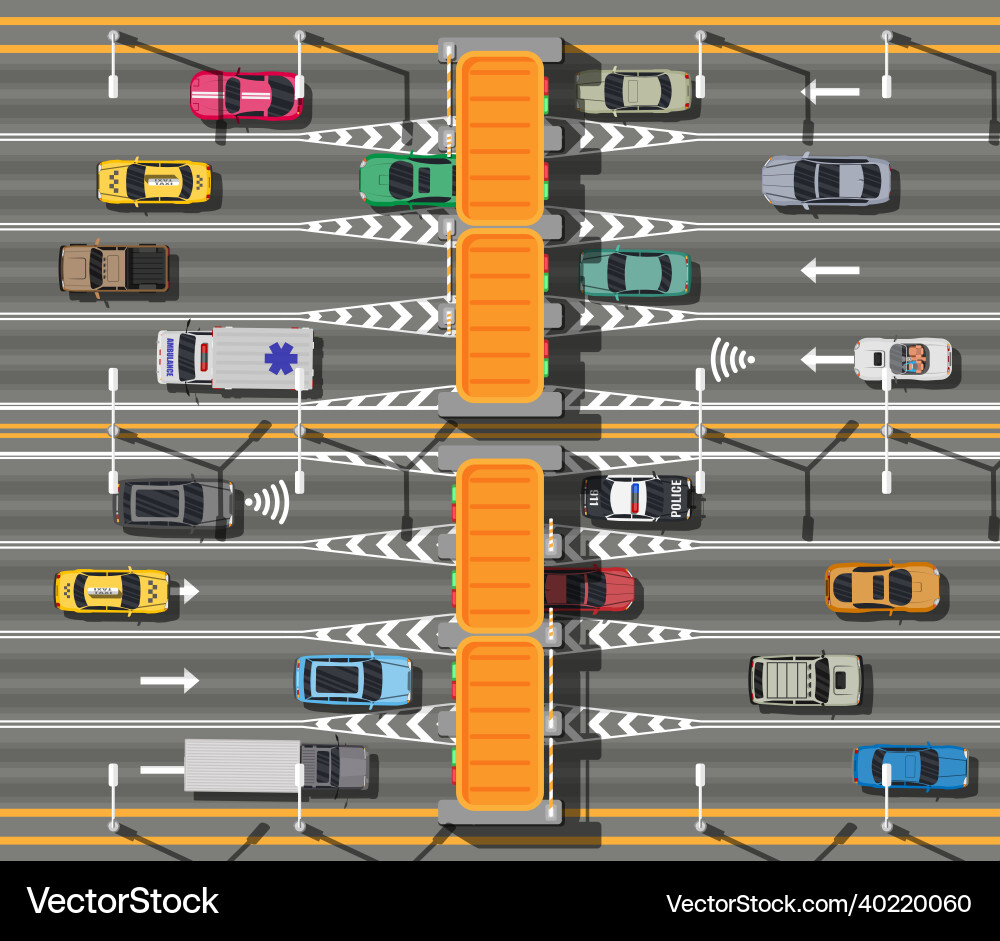 Toll Plaza Vector Images (82)