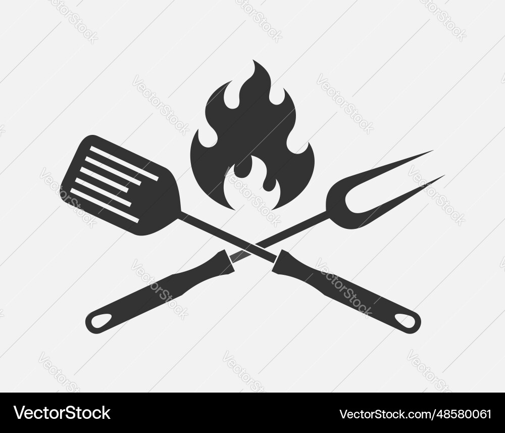Barbecue Tools Icon Royalty Free Vector Image - VectorStock