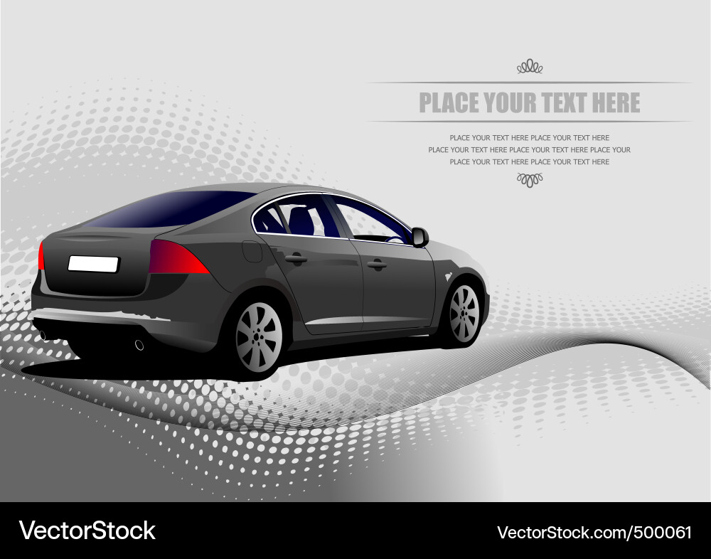 Car background Royalty Free Vector Image - VectorStock