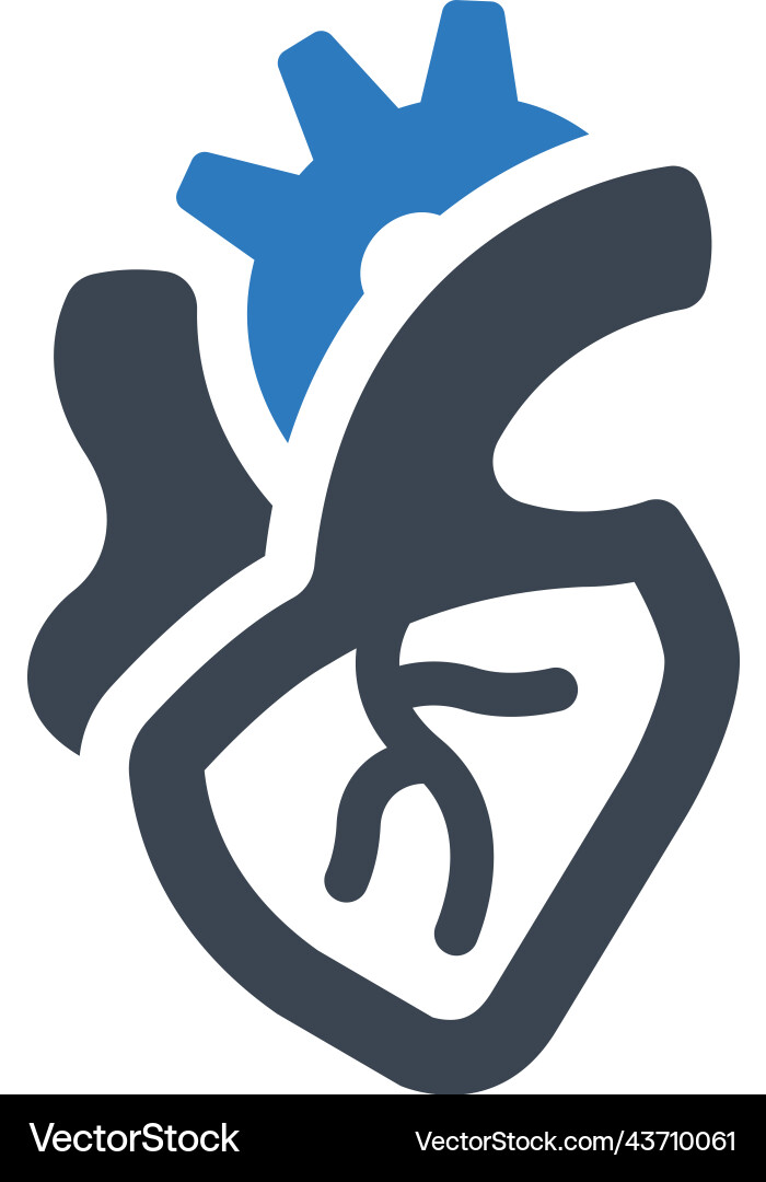 Human cardiology icon Royalty Free Vector Image