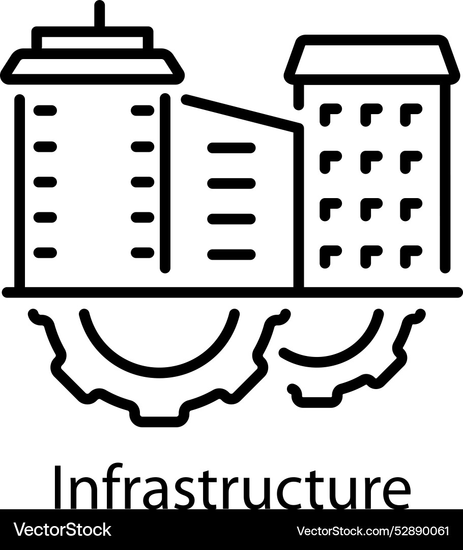 Infrastructure Royalty Free Vector Image - VectorStock