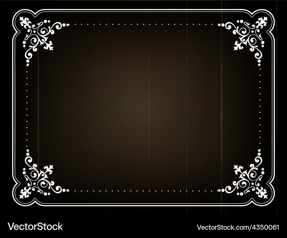 Old movie frame Royalty Free Vector Image - VectorStock