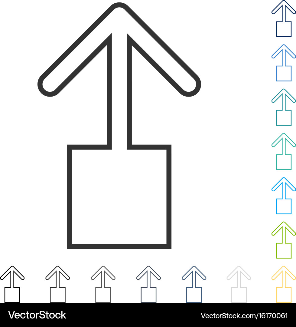 Pull up icon Royalty Free Vector Image - VectorStock