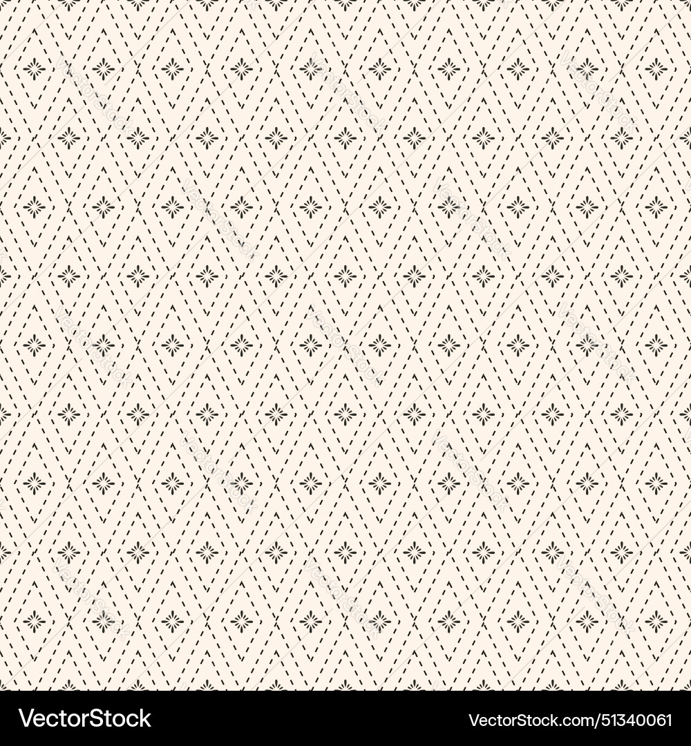 Simple minimalist geometric seamless pattern Vector Image