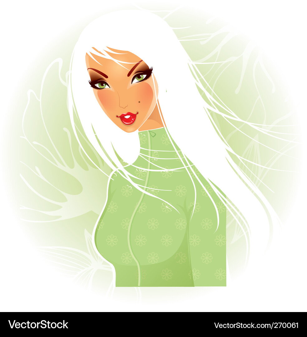 Women nature Royalty Free Vector Image - VectorStock