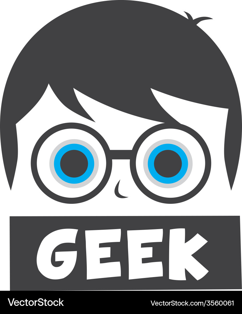 Young geek cartoon Royalty Free Vector Image - VectorStock