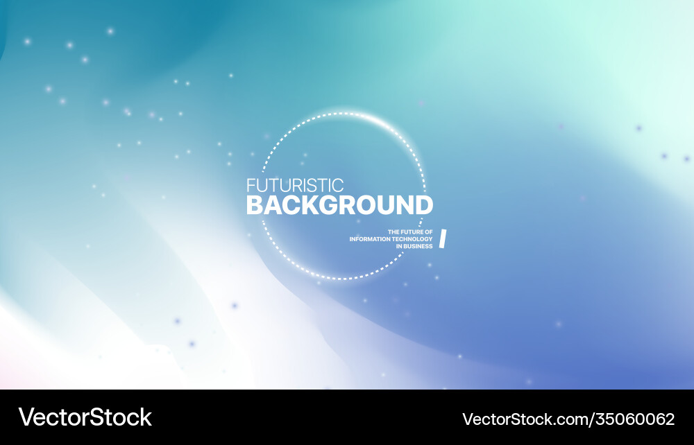 Abstract Blurred Blue Gradient Background Vector Image