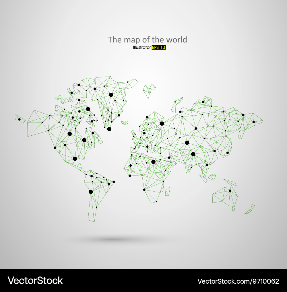 Global Network Connections Royalty Free Vector Image