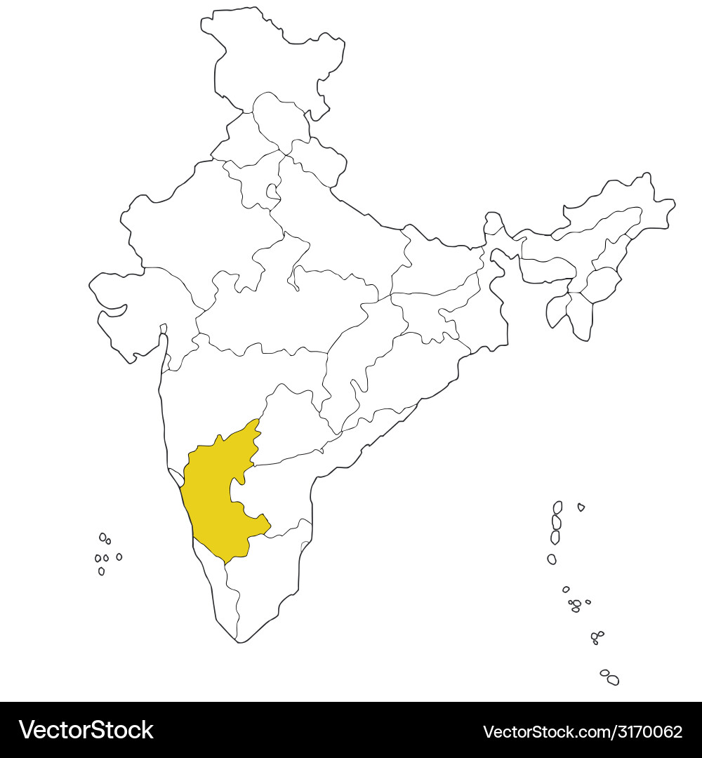 Karnataka Royalty Free Vector Image - VectorStock