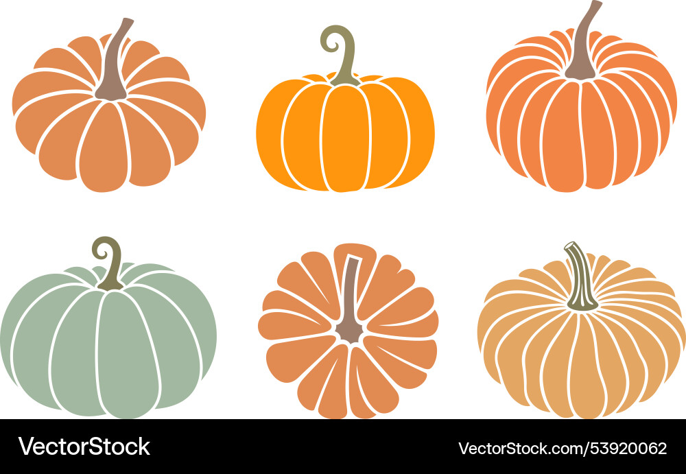 Pumpkin Royalty Free Vector Image - VectorStock