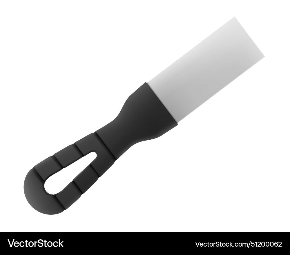 Putty knife isolated on a white background Vector Image