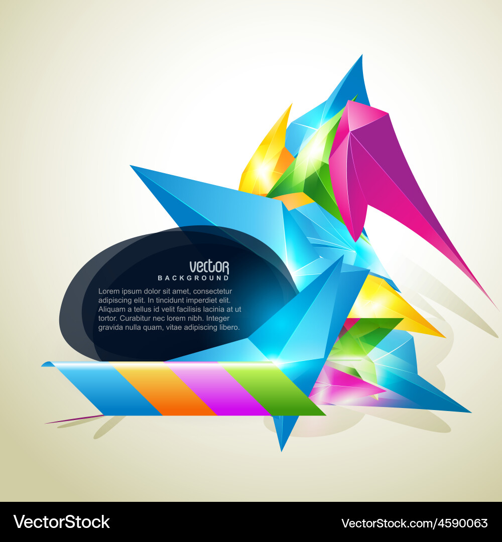 Abstract shape Royalty Free Vector Image - VectorStock