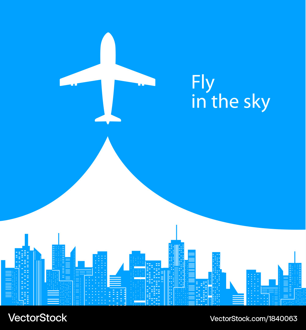 Airplane Royalty Free Vector Image - VectorStock