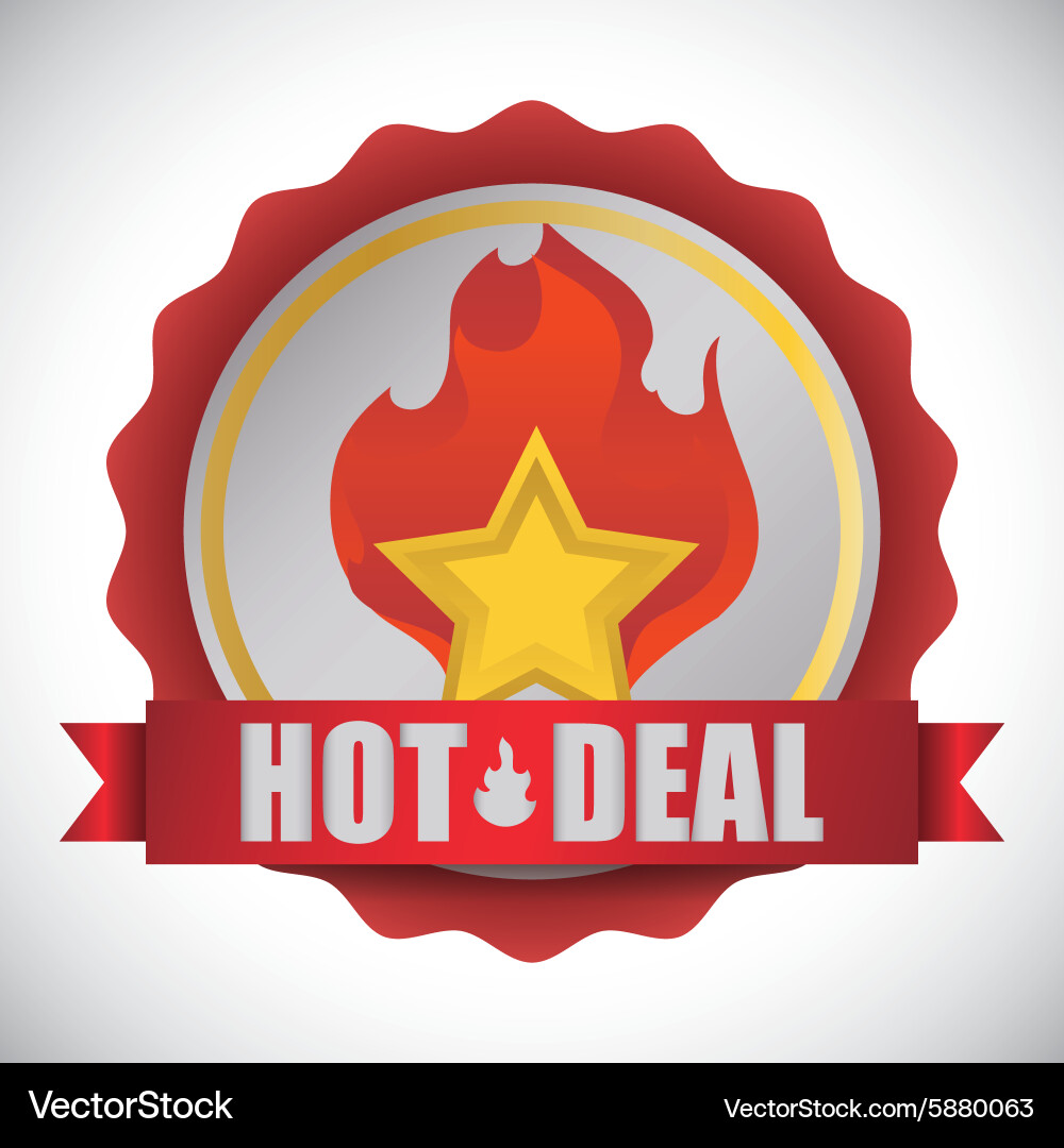 Best deal design Royalty Free Vector Image - VectorStock