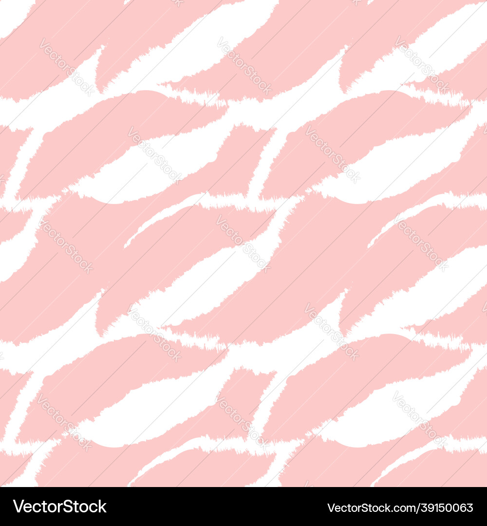 Brush stroke fur seamless pattern Royalty Free Vector Image