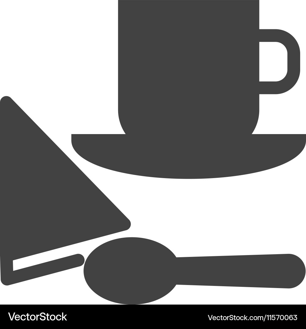 Coffee served Royalty Free Vector Image - VectorStock