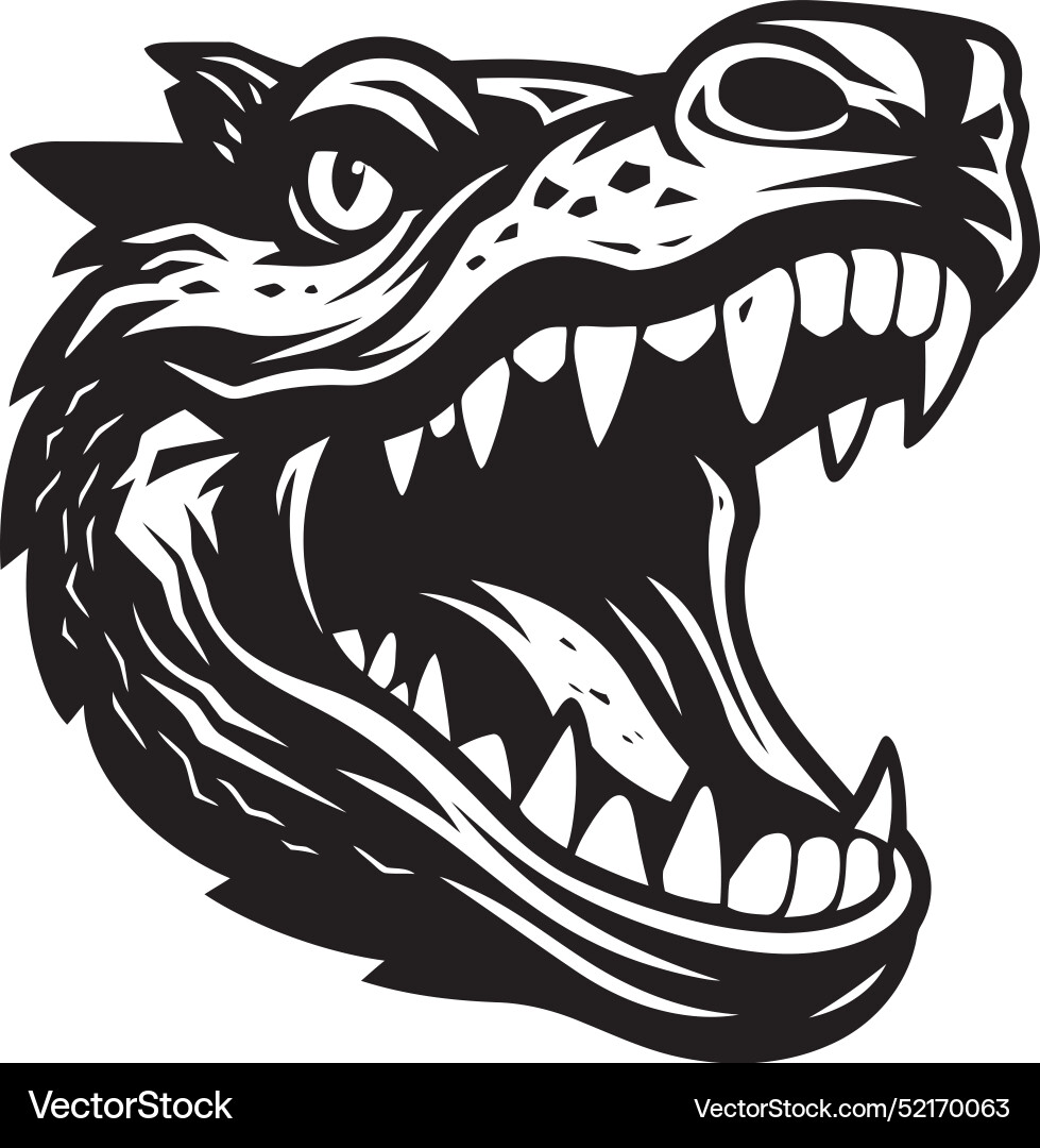 Crocodile evolution and adaptationmajestic Vector Image