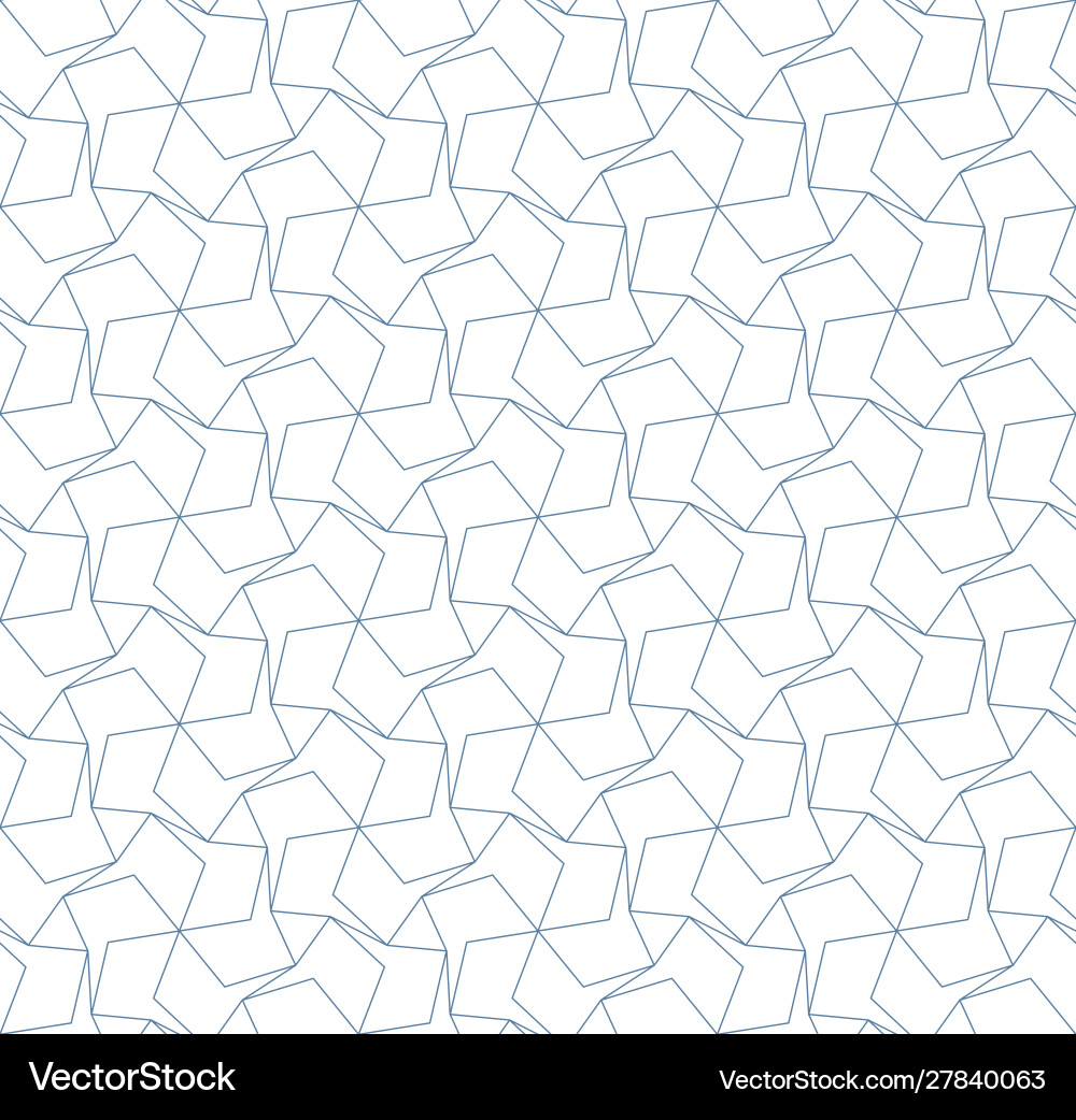 Geometric Blue Line Pattern Royalty Free Vector Image