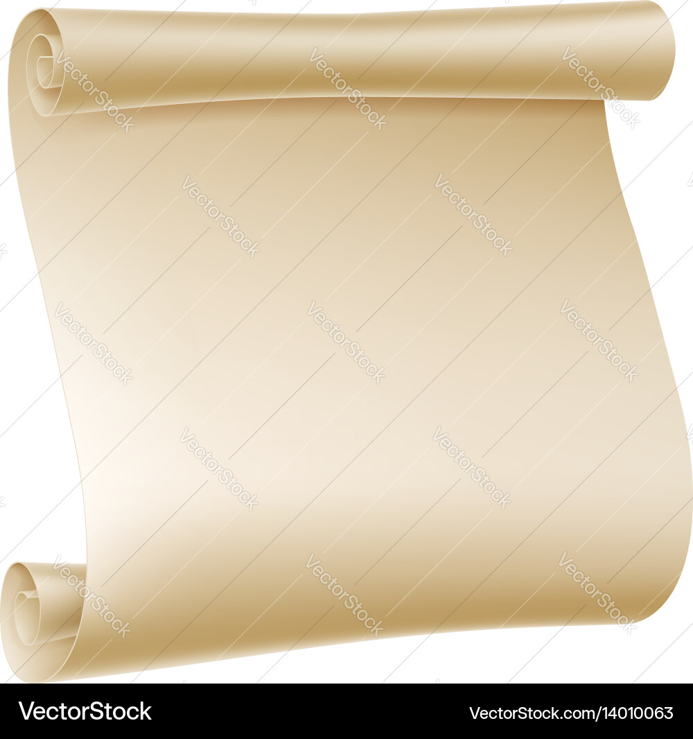 Paper scroll Royalty Free Vector Image - VectorStock