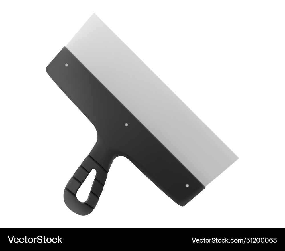 Putty knife isolated on a white background Vector Image