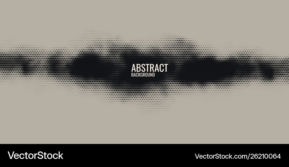 Monochrome printing raster abstract Royalty Free Vector