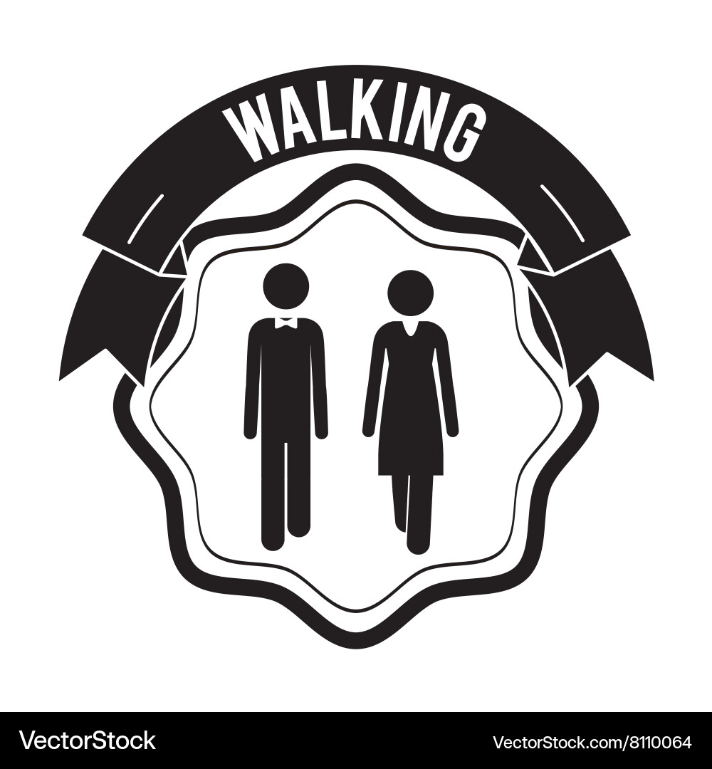 People walking design Royalty Free Vector Image