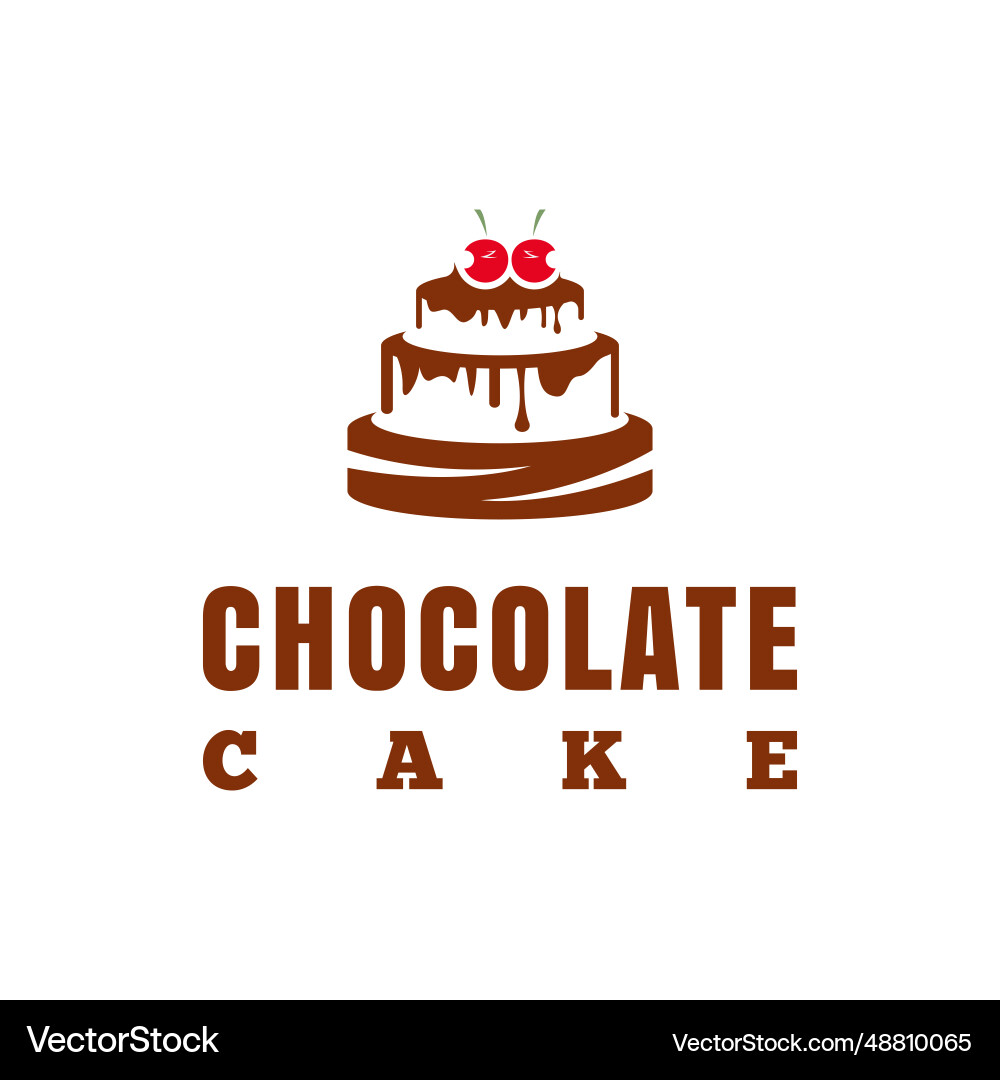 Cake Design Logo Sweet Cake Logo Cake Shop Logo Design Vector Template