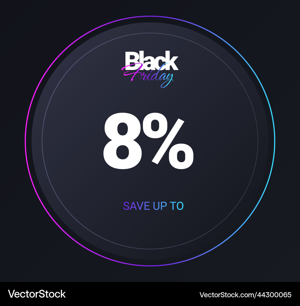 Discount 3 percent Royalty Free Vector Image - VectorStock