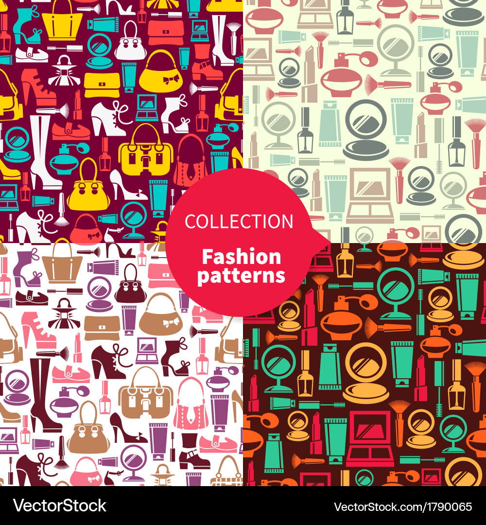 Fashion patterns Royalty Free Vector Image - VectorStock