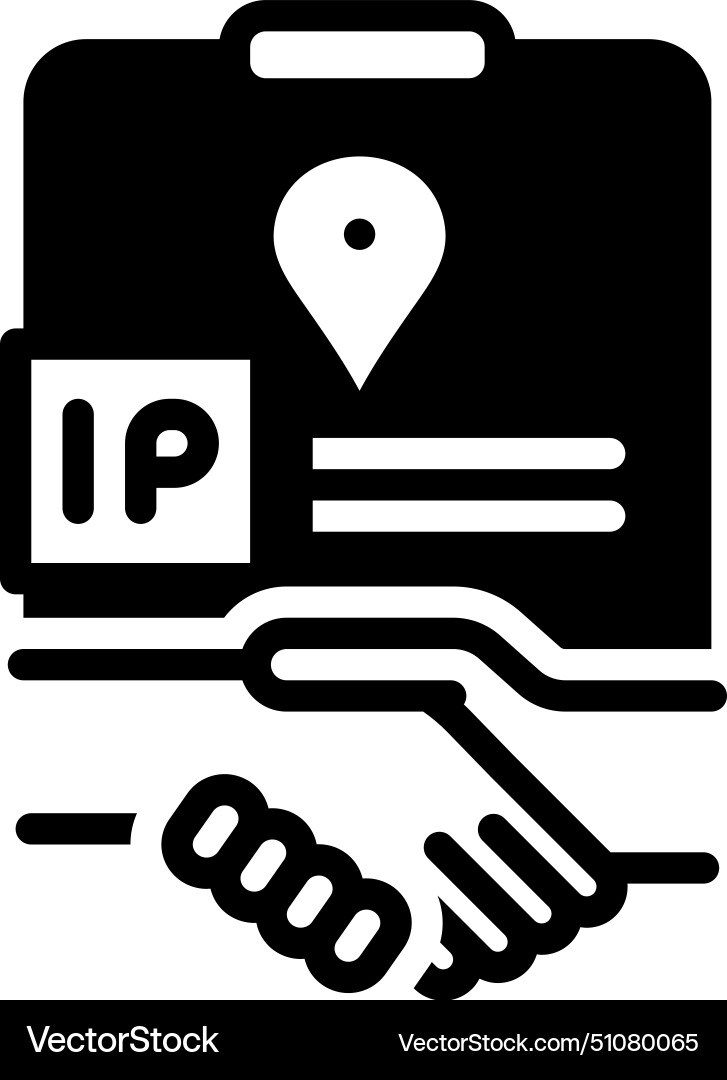 Ip agreement Royalty Free Vector Image - VectorStock