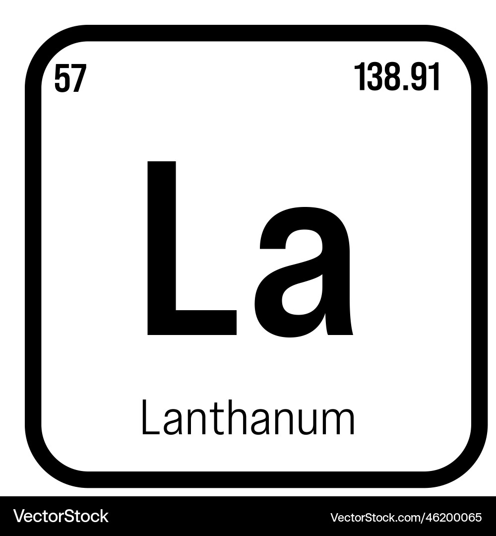 Lanthanum Element Symbol Periodic Table