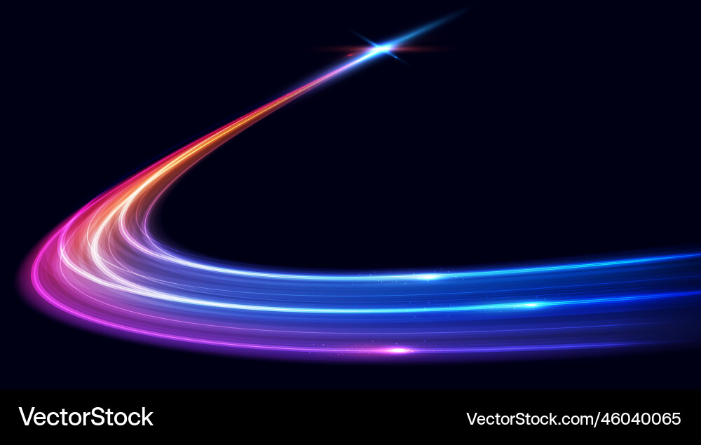 Modern abstract high-speed motion effect Vector Image