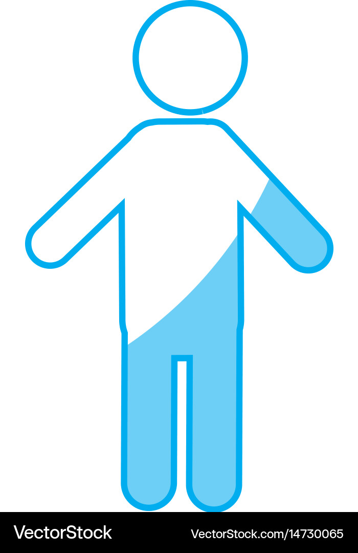 Pictograph man icon Royalty Free Vector Image - VectorStock